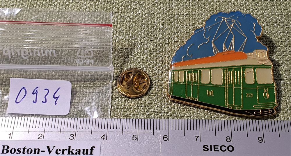 O934 - Pin Basel Basler Verkehrsbetriebe BVB - Tram Drämmli (Gebraucht) in Reinach BL für CHF 2. ...