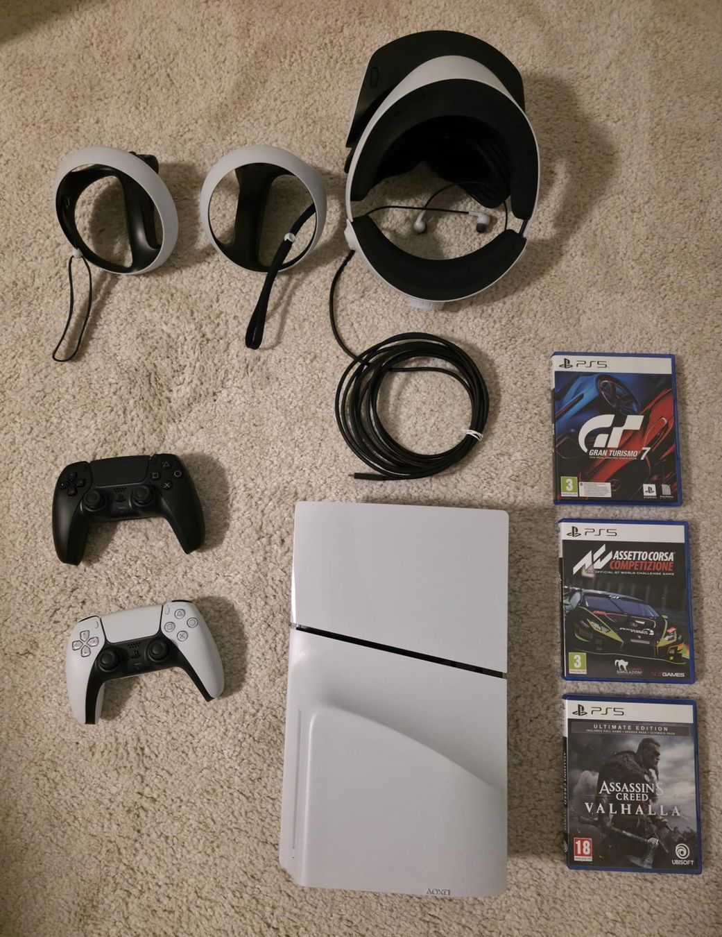 PS5 + PlayStation VR Bundle inkl. 2 Controller & 3 Games (Gebraucht) in ...