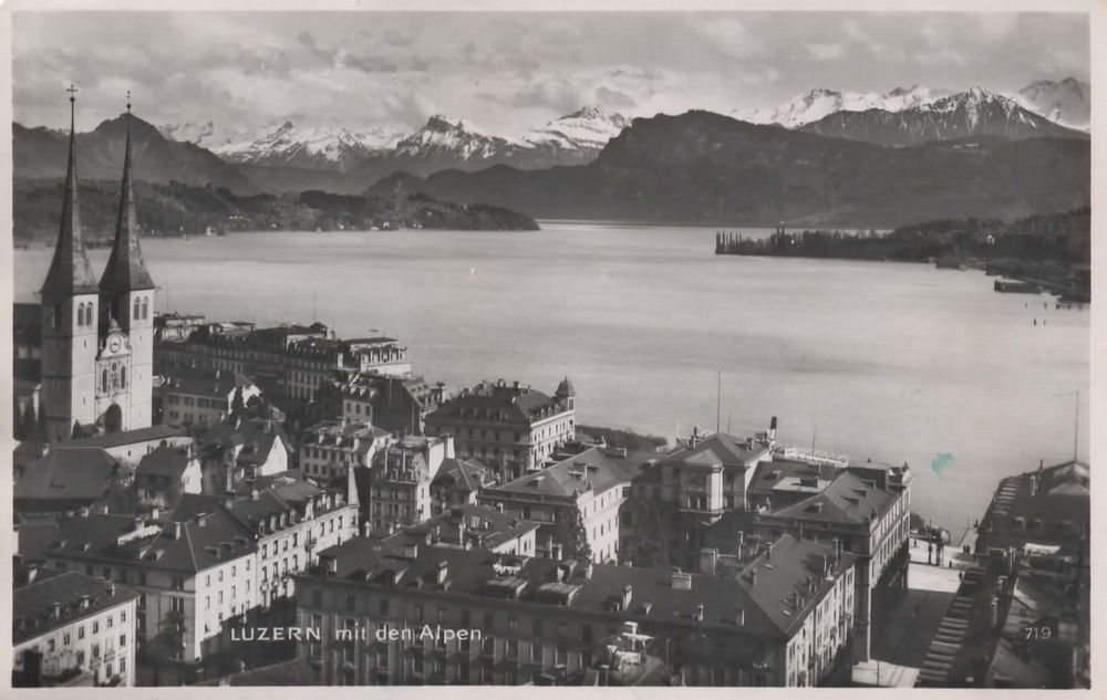 Luzern mit den Alpen | Kaufen auf Ricardo