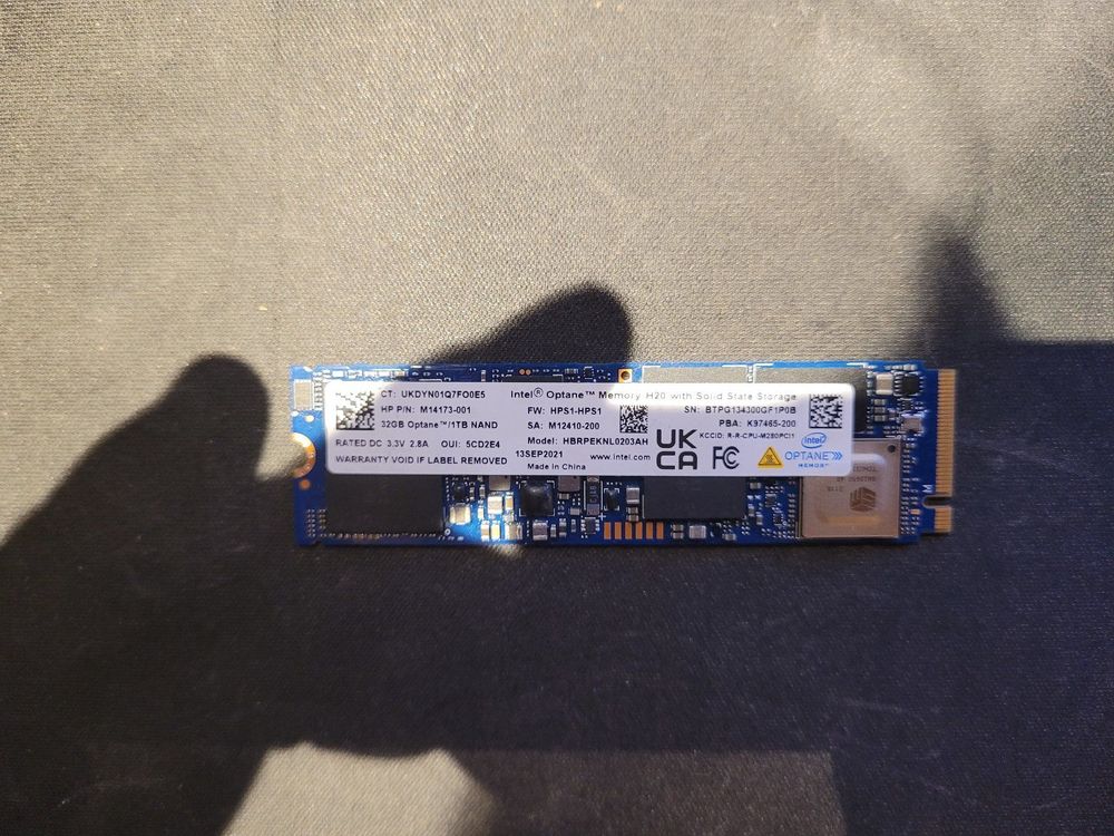 Intel Optane H20 32GB Memory/1TB SSD M.2 NVME (Gebraucht) in ...