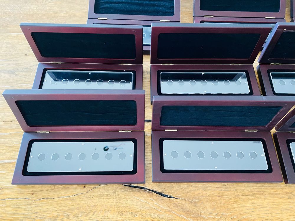 11 x Münzbox in OVP Box Schatulle Münzen TOP Etui NEU 385.- | Kaufen ...
