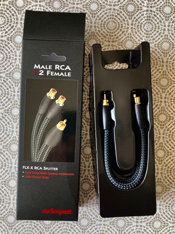 Audioquest FLX-X Splitter RCA 1x mâle/2x femelle | Kaufen auf Ricardo