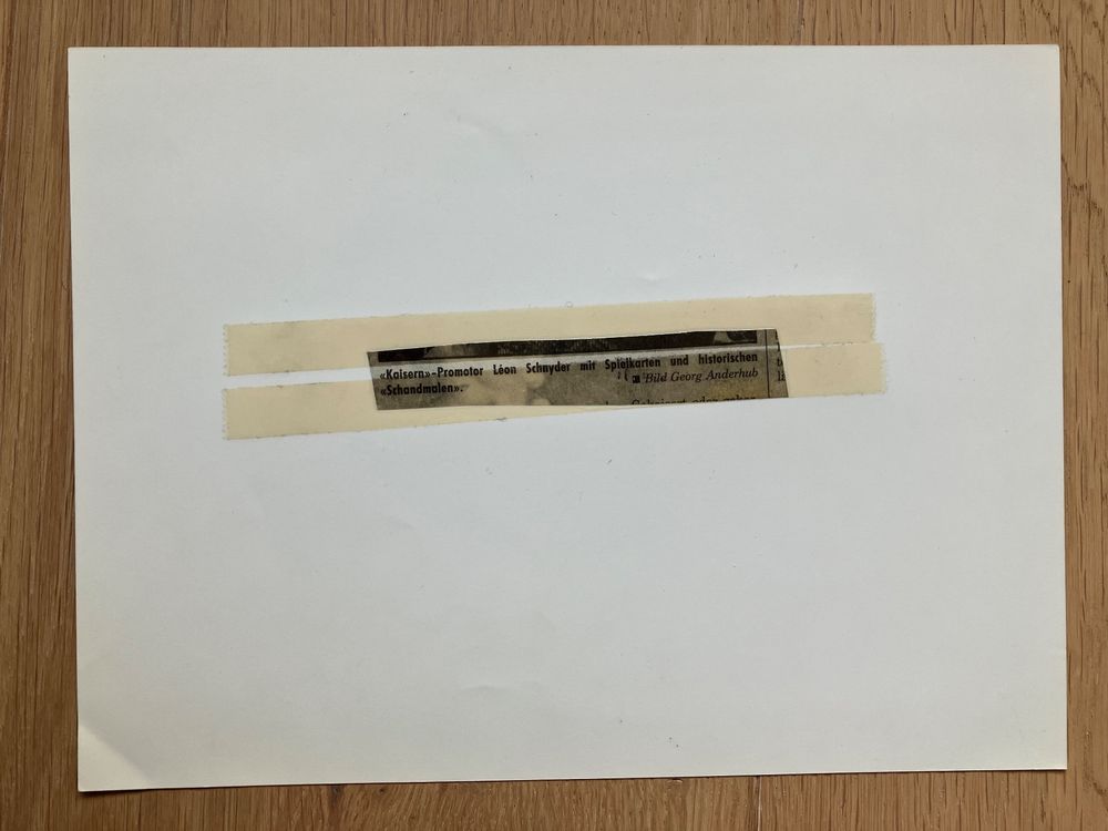 Original-Foto: Kaisern - Jass-Art in Nidwalden - 24 x 18 cm (Gebraucht ...