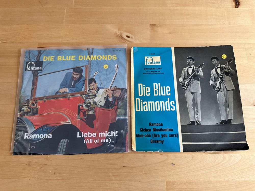 DIE BLUE DIAMONDS tolle rare Singles 60's 7" EP's Kult Top | Kaufen auf ...