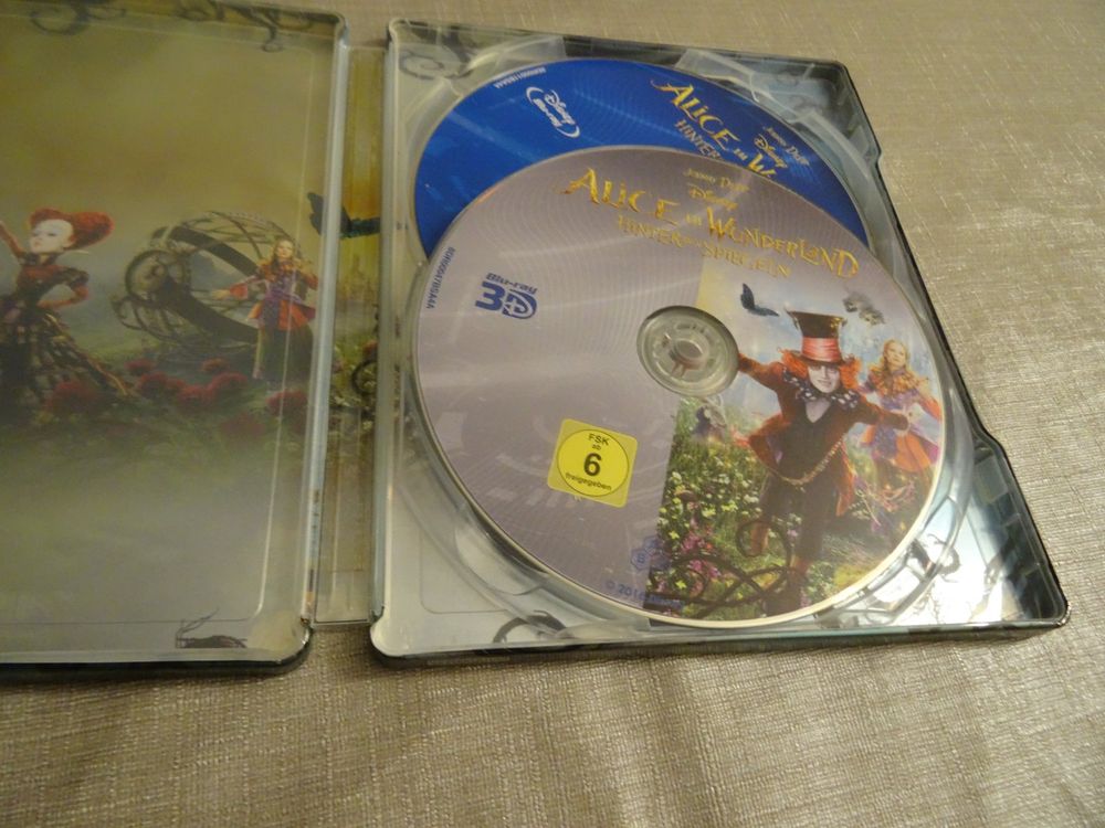 Alice im Wunderland 2 STEELBOOK 2D + 3D BLU-RAY (Gebraucht) in Olten ...