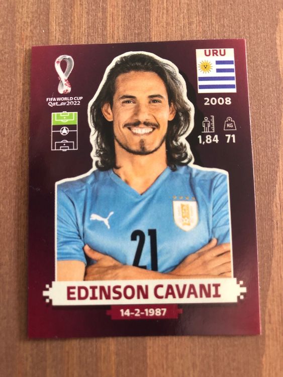 WM 2022 Qatar Edison Cavani, URU 17 | Kaufen auf Ricardo