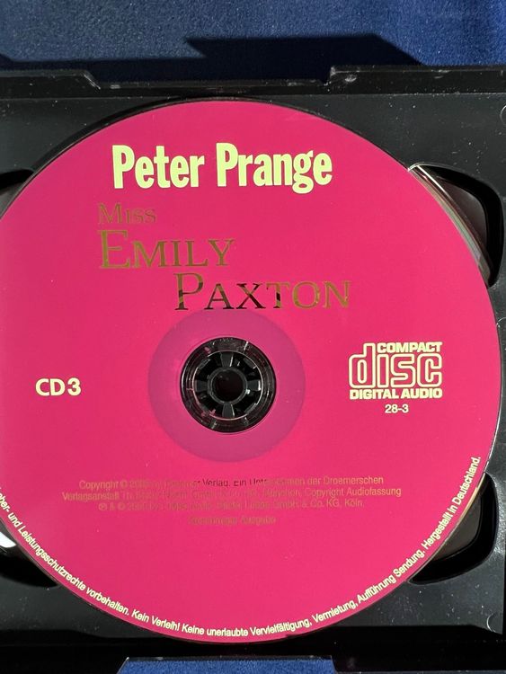Hörbuch 6 CD's - Miss Emily Paxton - Peter Prange - Roman | Kaufen auf ...
