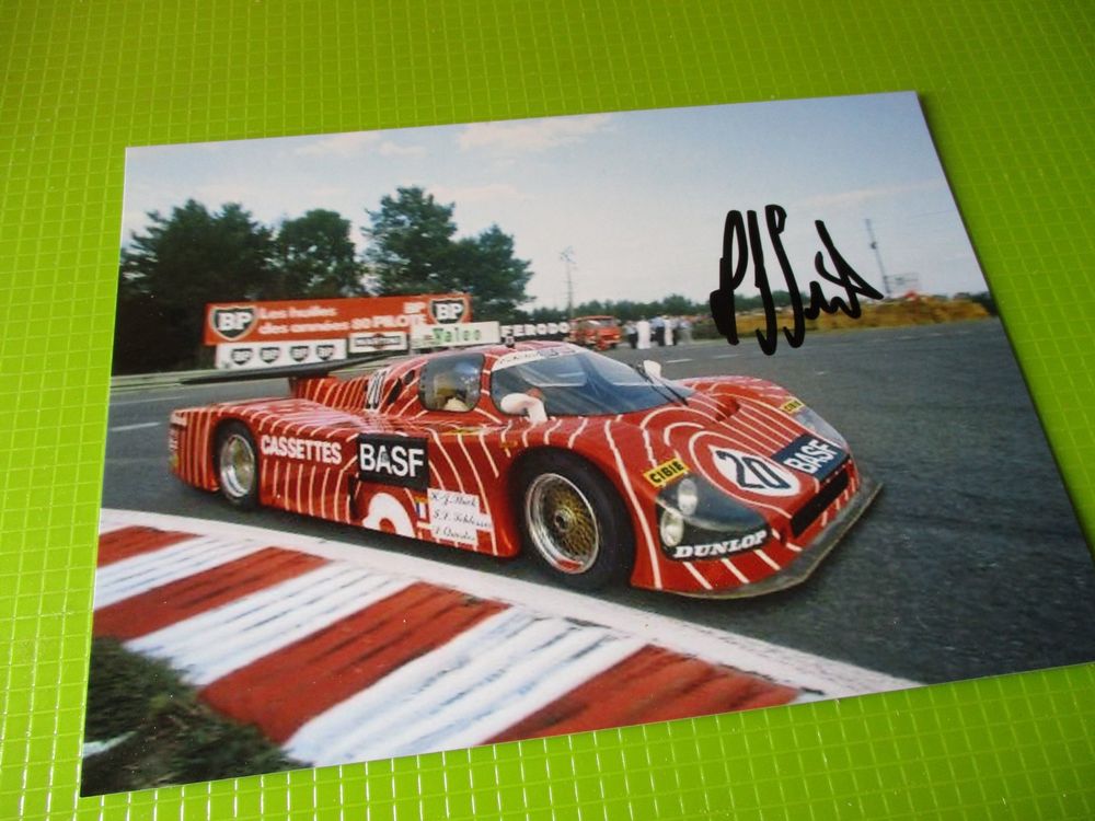 Autogramm Hans Joachim Stuck BASF SAUBER C6 1982 - Orig. (Gebraucht) in ...