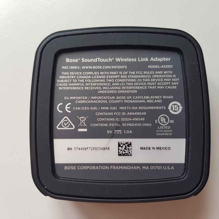 Bose SoundTouch Wireless Link Adapter (WLAN, Bluetooth) (Gebraucht) in ...