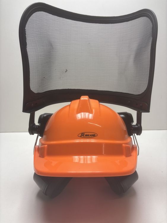Neue Waldarbeiter-Helm mit Gehörschutz und Visier (illia8) (Gebraucht ...
