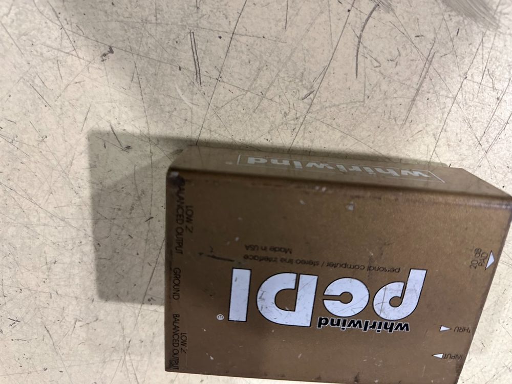 WHIRLWIND pcDI Passive Stereo DI-Box (Gebraucht) in Langenthal für CHF ...