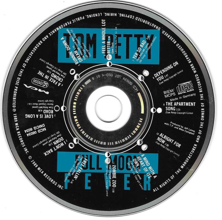 TOM PETTY - FULL MOON FEVER (D'occasion) à Bex pour CHF 2 – avec ...
