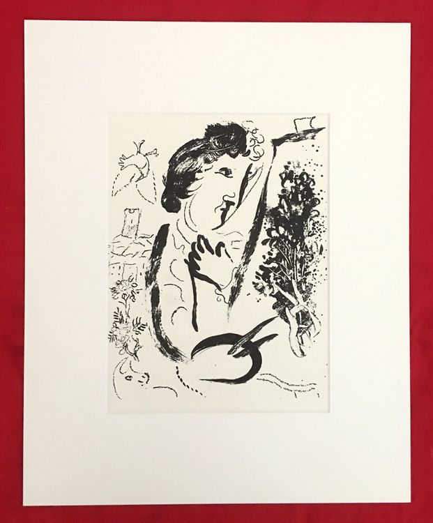 Marc Chagall "Vor dem Gemälde" Lithographie (Gebraucht) in Nennigkofen für CHF 99 – mit ...