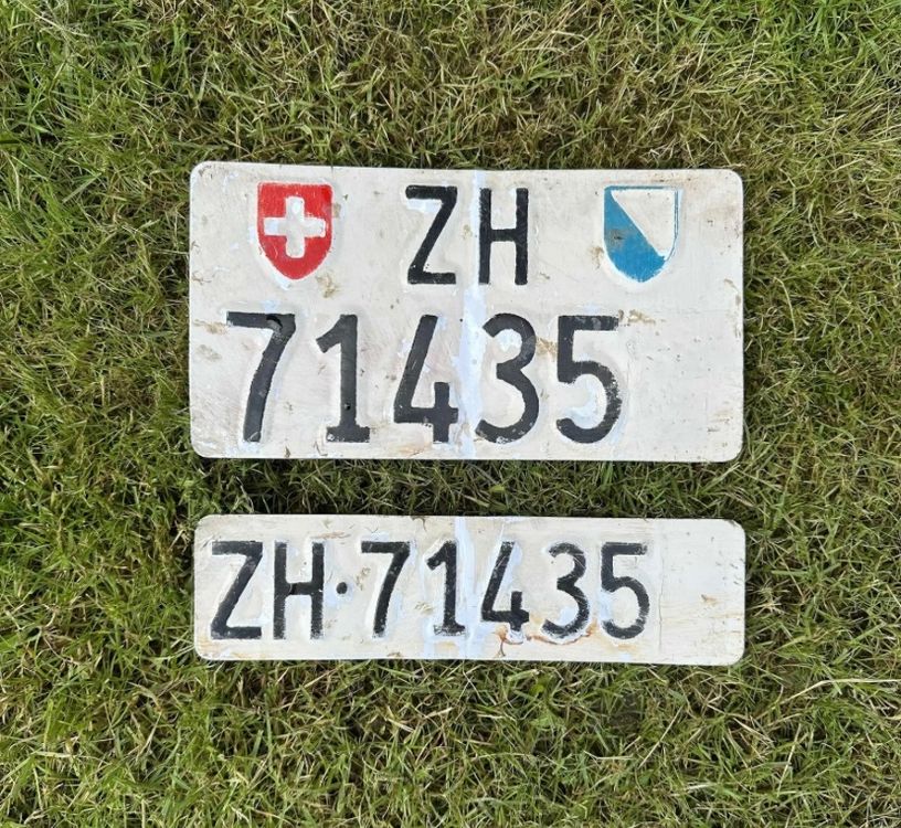 Alte Zürich Kontrollschild Autonummer | Kaufen auf Ricardo