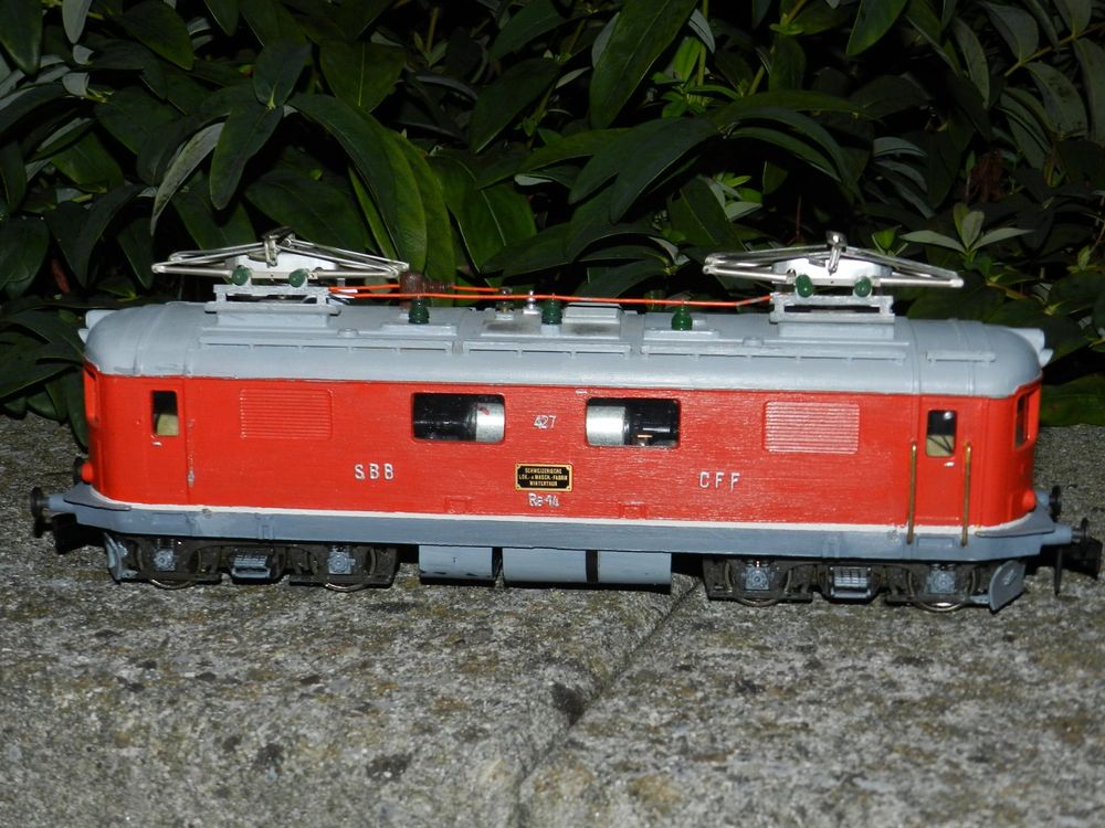 Basis Hag Gehäuse Spur 0 Re 4/4 mit Atlas (Roco) Antrieb (Gebraucht) in ...