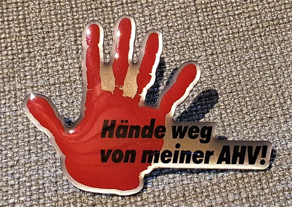 M554 - Pin Hände weg von meiner AHV! (Gebraucht) in Reinach BL für CHF ...