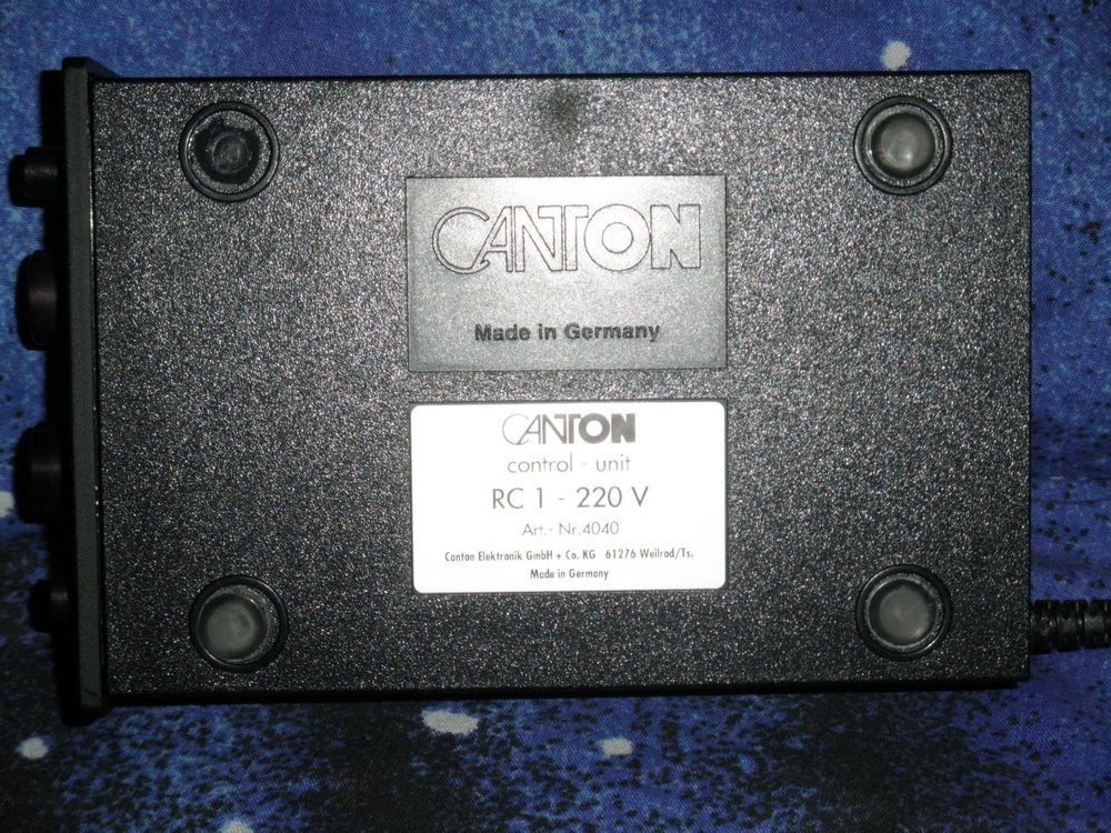 CANTON CU Control Unit RC-1 - 230V für Canton ERGO RC-L (Gebraucht) in ...