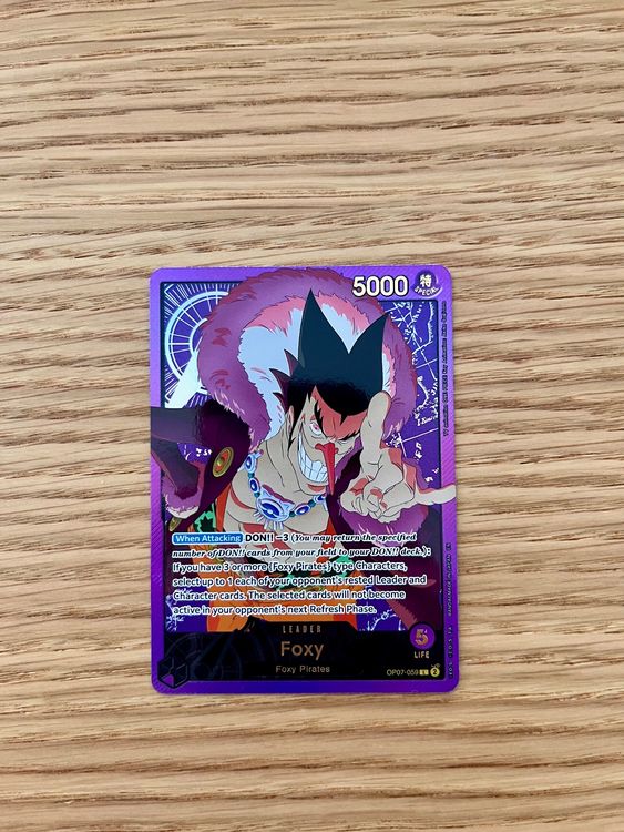 OP07-059 Foxy : Leader Special rare TCG EB02 One piece (Gebraucht) in Dübendorf für CHF 59 – mit ...