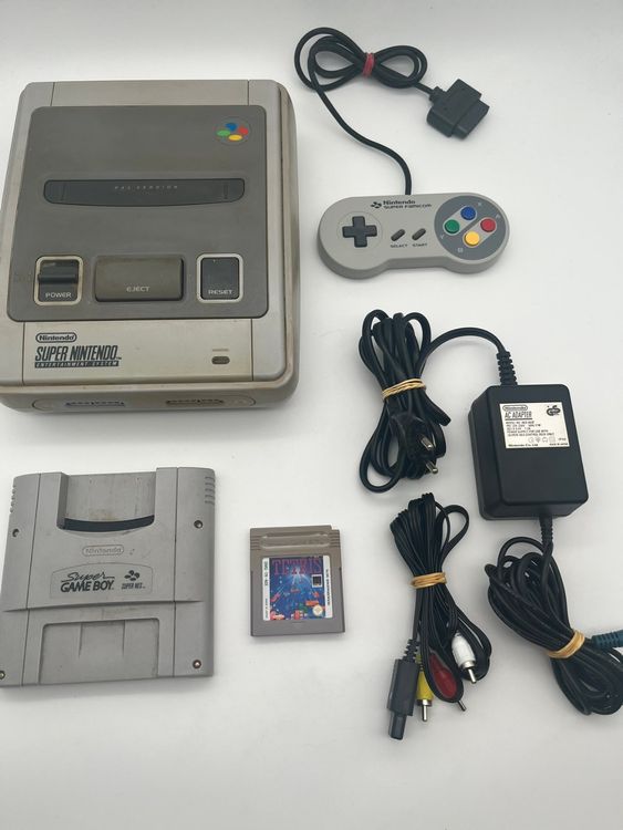 SNES + Tetris Gameboy Adapter Super Nintendo Controller (Gebraucht) in ...