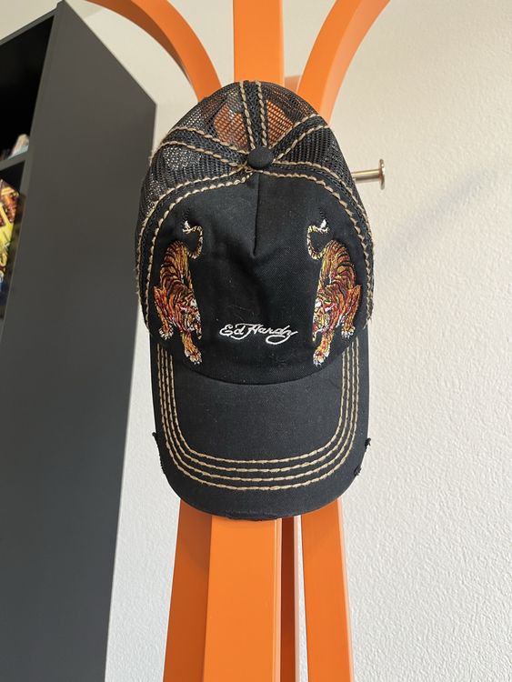 Ed Hardy Trucker Cap Black Tigers Tattoo Style | Kaufen auf Ricardo