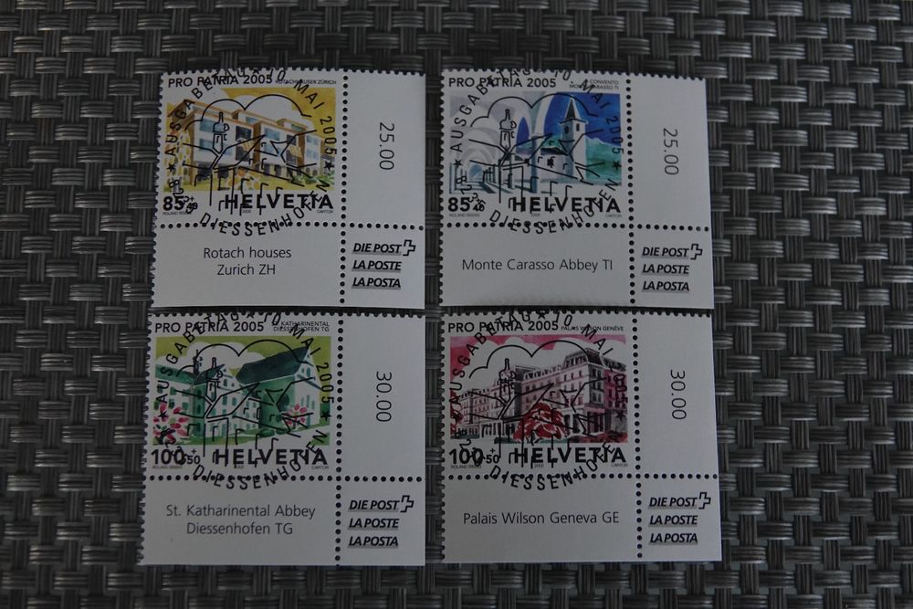 Pro Patria "Baudenkmäler der Schweiz" 2005 ET-Vollstempel | Kaufen auf Ricardo