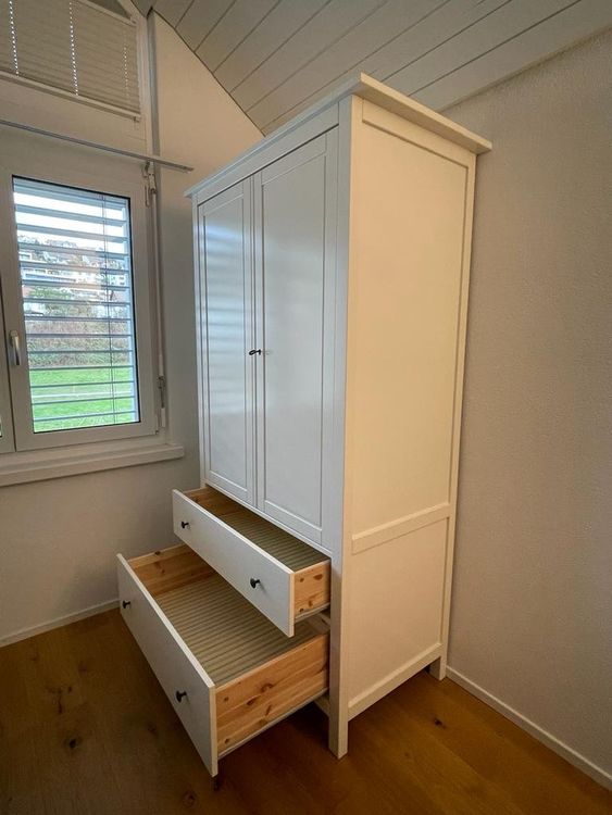 Schoene Hemnes Kleiderschrank 2 Tuerig 2 Schubladen Bildsarah5594