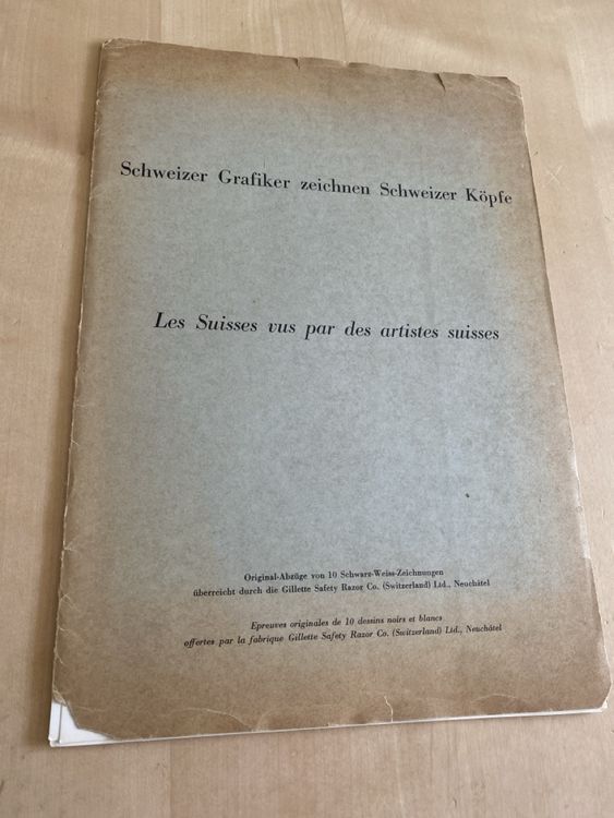 10 "Schweizer Köpfe" Original Abzüge 1950er Jahre (Gebraucht) in Basel ...