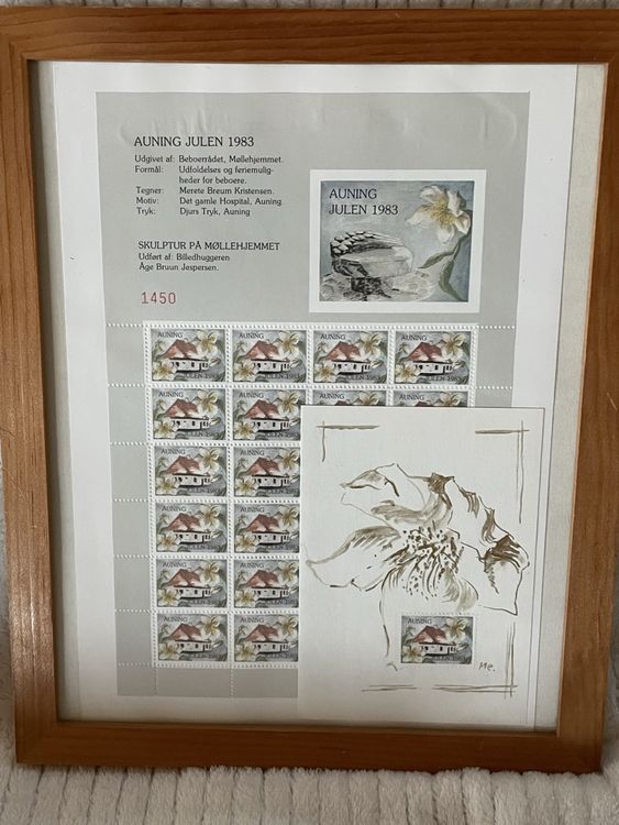 Bild mit Briefmarkenbigen / Auning Juler 1983 (Gebraucht) in Rümlang ...