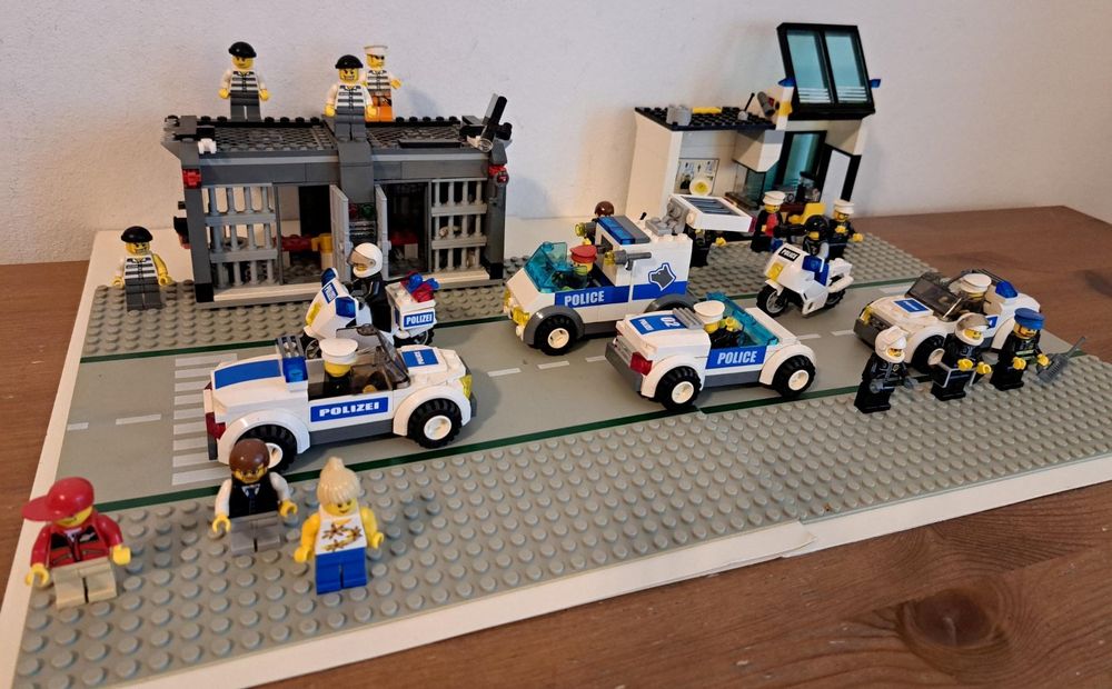 Lego City minifiguren Polizei Autos Töff Gefängnis Zentrale | Kaufen ...