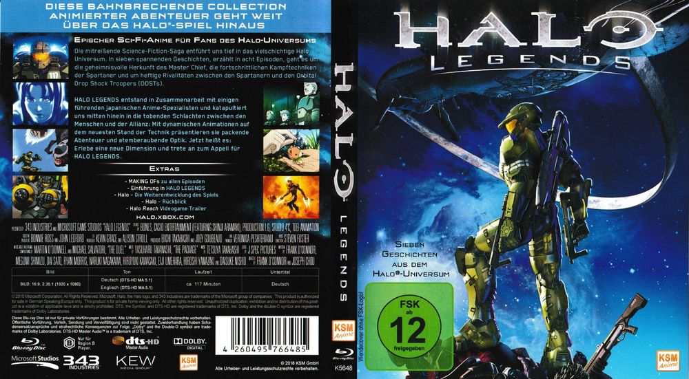 Blu-Ray - Halo Legends (Gebraucht) in Langnau am Albis für CHF 10 – mit ...