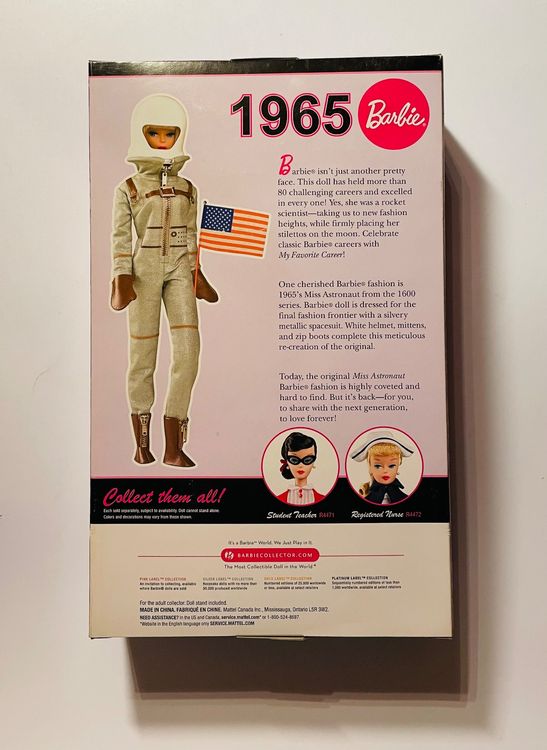 MY FAVORITE CAREER 1965 - BARBIE COLLECTOR - PUPPE / DOLL (Neu und ...