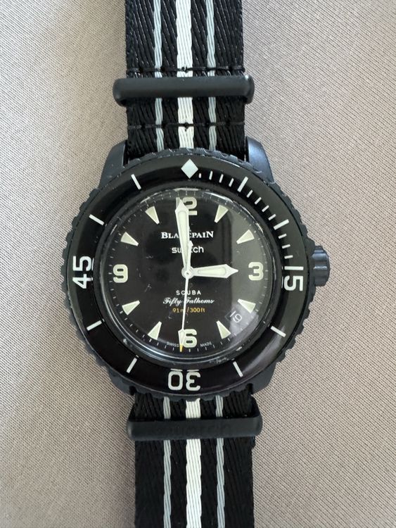Swatch x Blancpain Fifty Fathoms - Ocean of Storms | Kaufen auf Ricardo