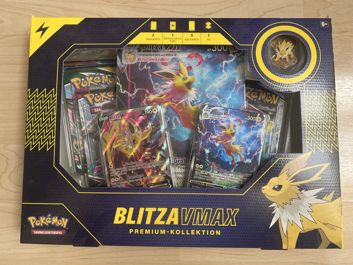 Pokemon Vmax Bltza Kollektion mit Drachenwandel Booster (Neu und ...