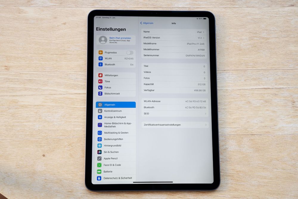 iPad Pro 11 Zoll (1. Generation) Model A1980 2018 (D'occasion) à Zürich ...