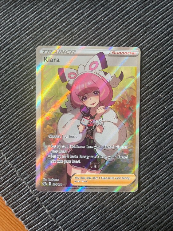 Pokemon Klara Fullart Chilling Reign Englisch NM (Neu (gemäss ...