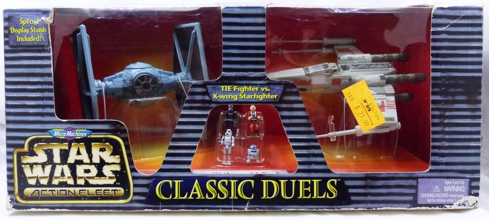 STAR WARS ACTION FLEET MICRO MACHINES TIE-FIGHTER VS. X-WING (Neu und ...