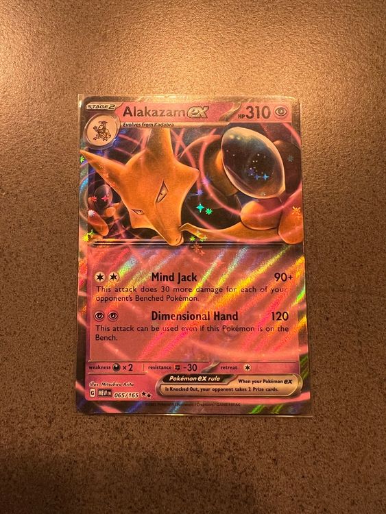 Pokemon 151 EN - Alakazam ex 065 / 165 | Kaufen auf Ricardo