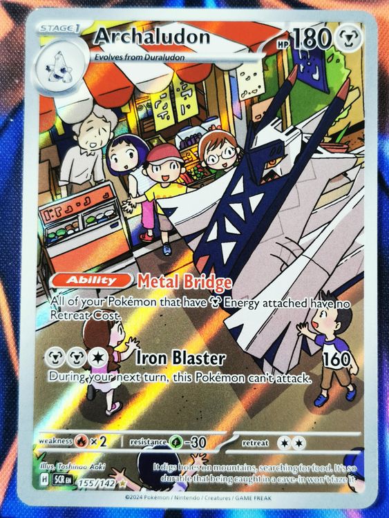 Pokemon Briduradon 155/142 Stellar Crown EN (Neu (gemäss Beschreibung ...