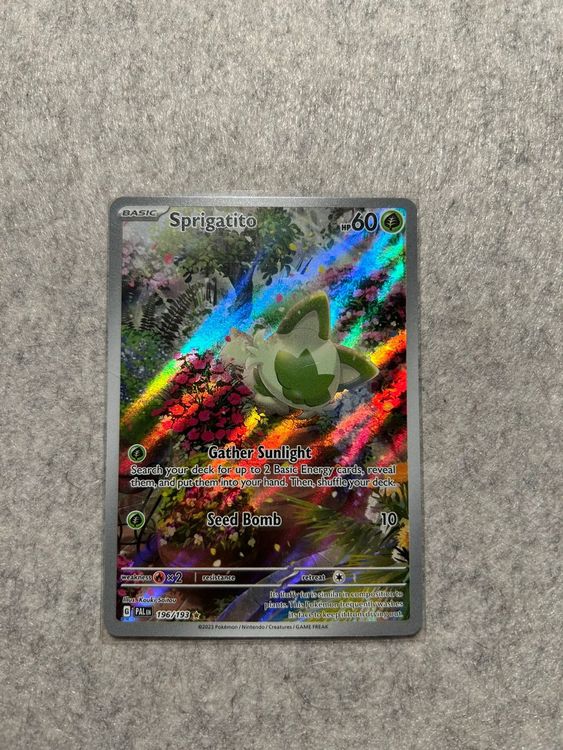 Sprigatito Art rare - paldea evolved - 196/193 Pokémon | Kaufen auf Ricardo
