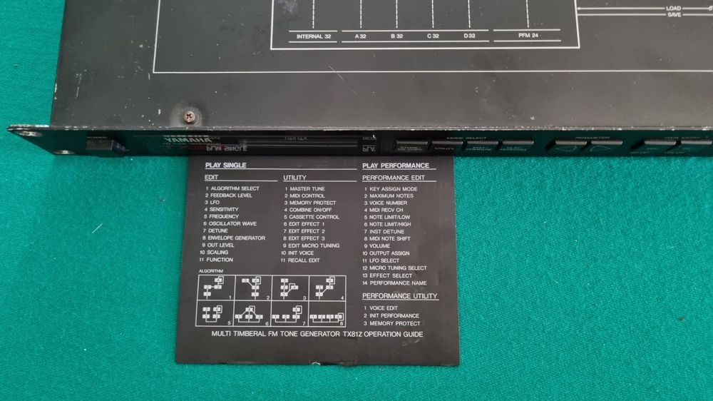 YAMAHA TX81Z FM-SYNTHESIZER AUS DEN 80ERN | Kaufen auf Ricardo