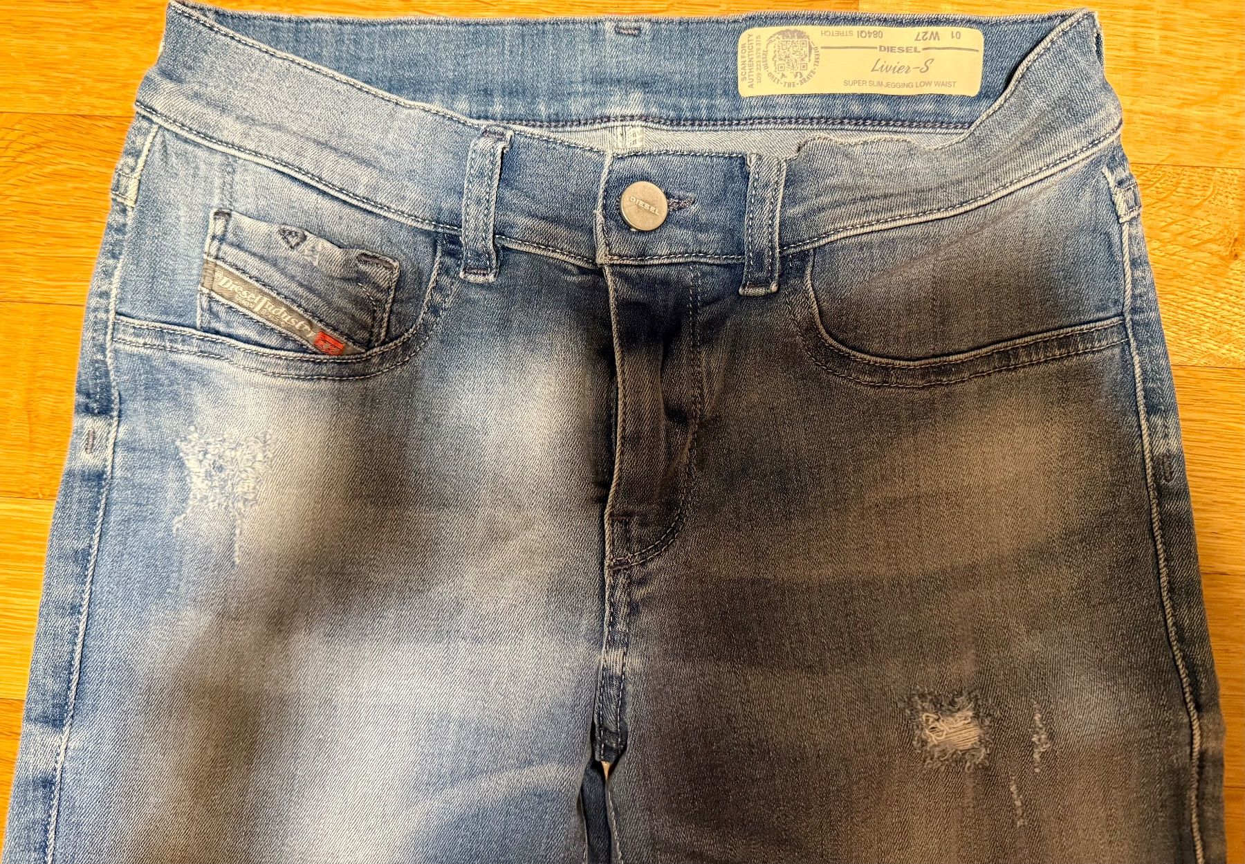 Damen Jeans Diesel Livier-S – Super Slim Jegging – W27 (Gebraucht) in ...