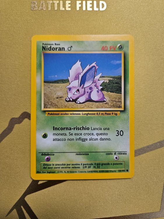 Base Set - Nidoran M (Gebraucht) in Bellinzona für CHF 3 – mit ...