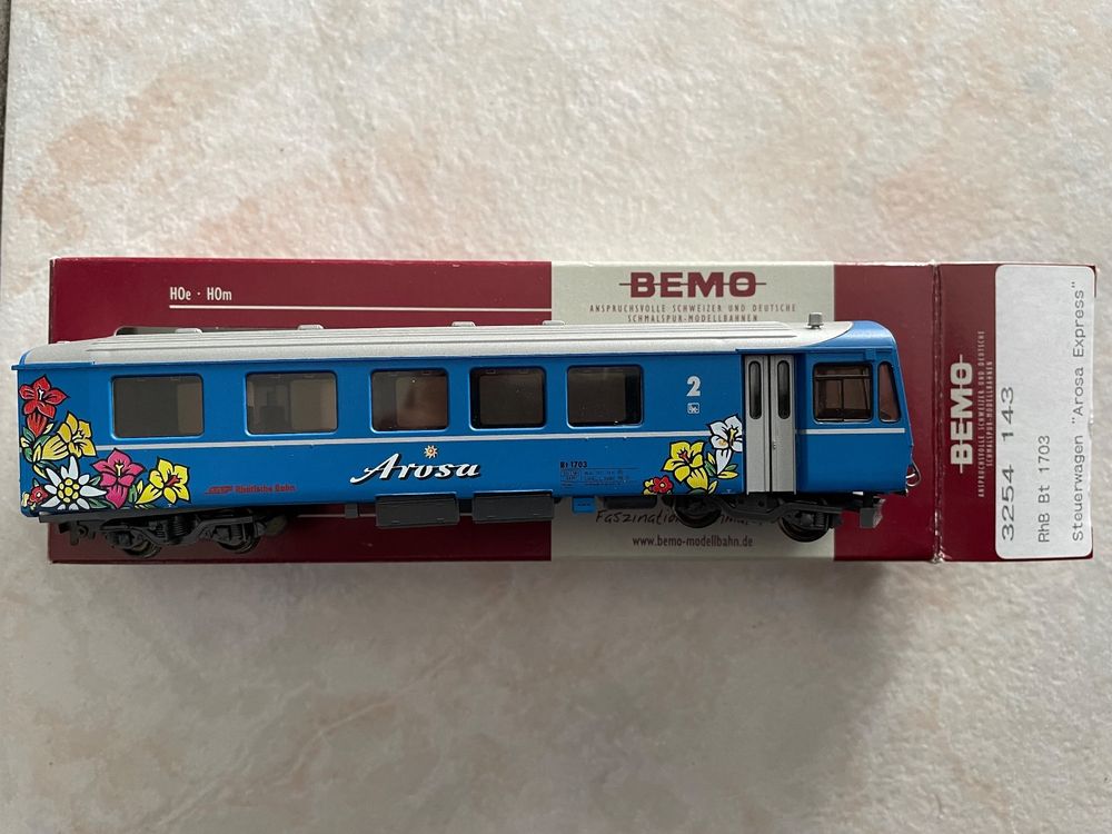 Bemo 3254 143 Steurwagen Bt 1703 AROSA Express RhB (Gebraucht) in ...