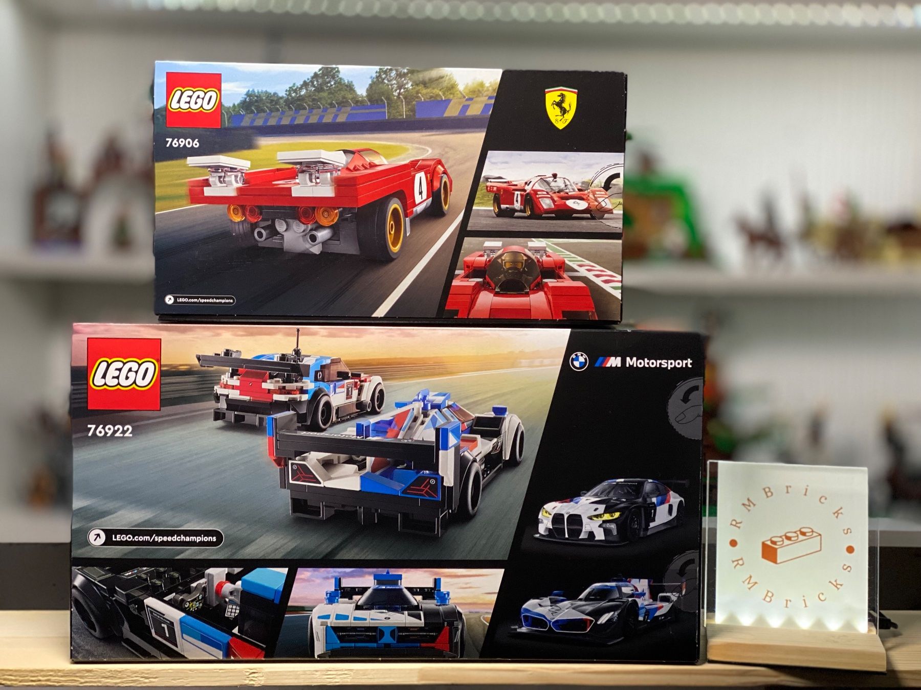 Lego Speed Champions Ferrari 512 M 76906 & BMW Duo 76922 (Neu und ...
