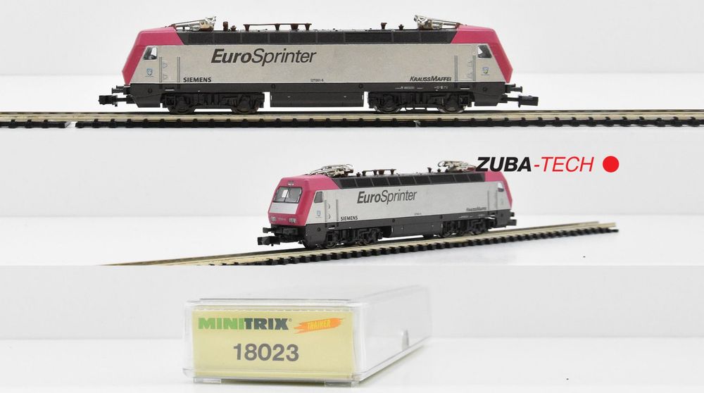 Minitrix 18023 E-Lok BR 127 Euro Sprinter Spur N GS Analog (Gebraucht ...