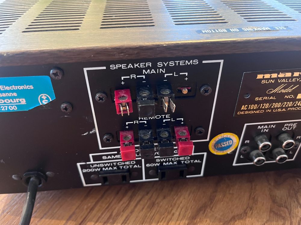 MARANTZ Model 1060 (Defekt) in Freidorf TG für CHF 200 – mit Lieferung ...