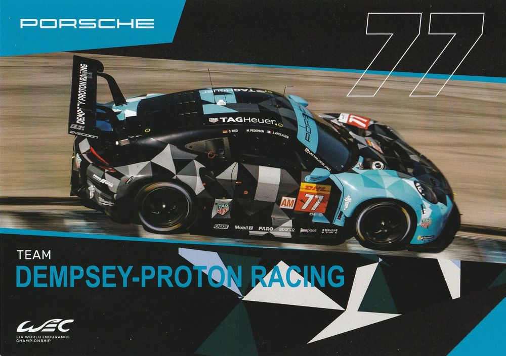 Original-Autogramme Dempsey Proton Racing #77 / WEC 2023 (Gebraucht) in ...