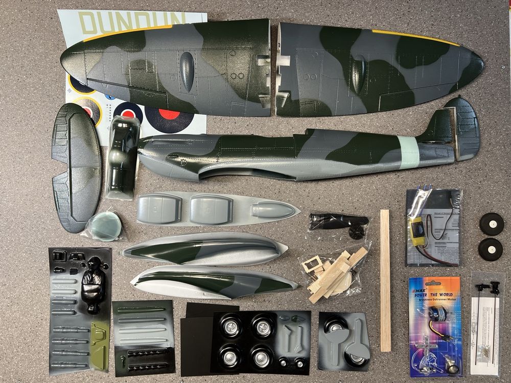 Baukasten Supermarine Spitfire Mk.IXc von Flying Styro Kit (Neu und ...