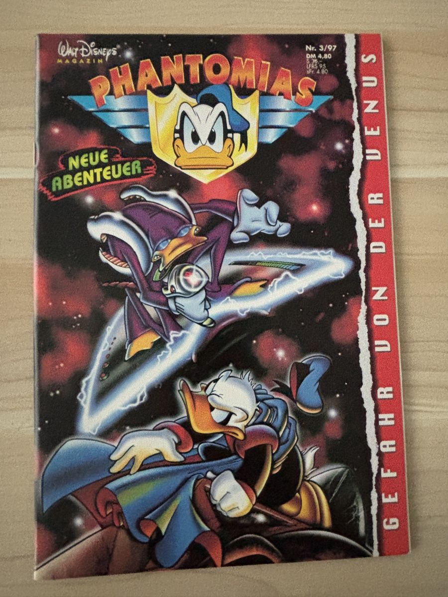 rares Phantomias Magazin Heft 3/1997, mit Poster, druckfrisc (Neu ...