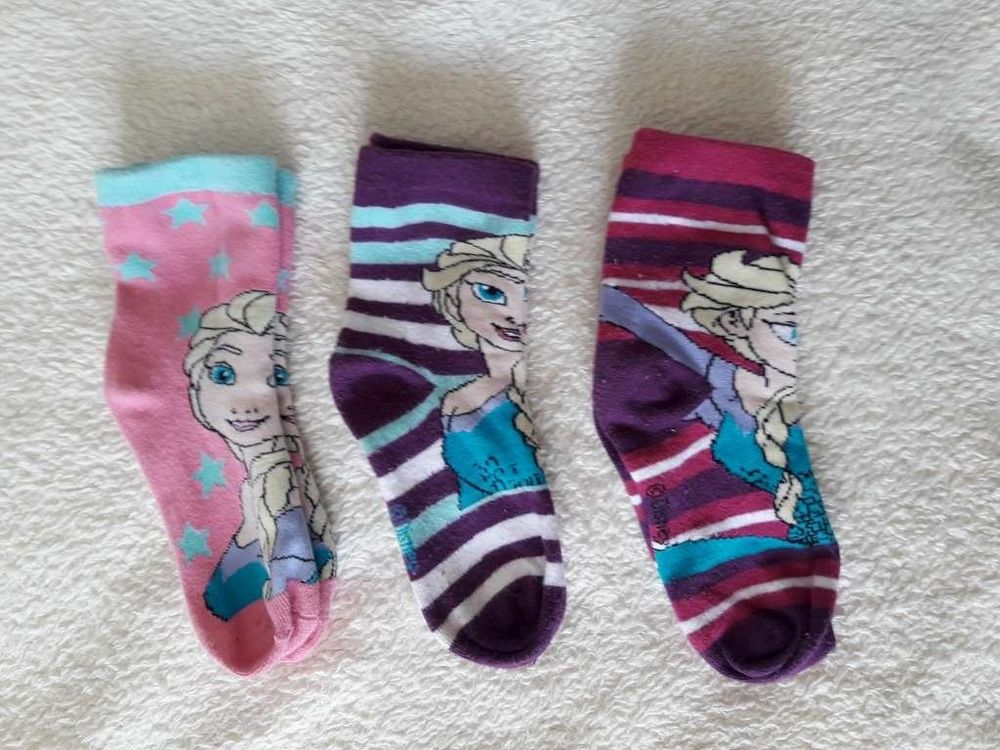 Socken Anna und Elsa, Gr 24 | Kaufen auf Ricardo